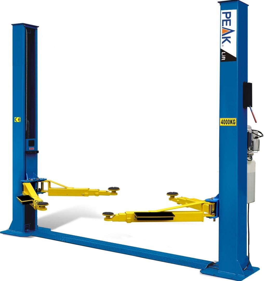 P-209X Peak 2 Post Base Plate Car Hoist :: Auto Master