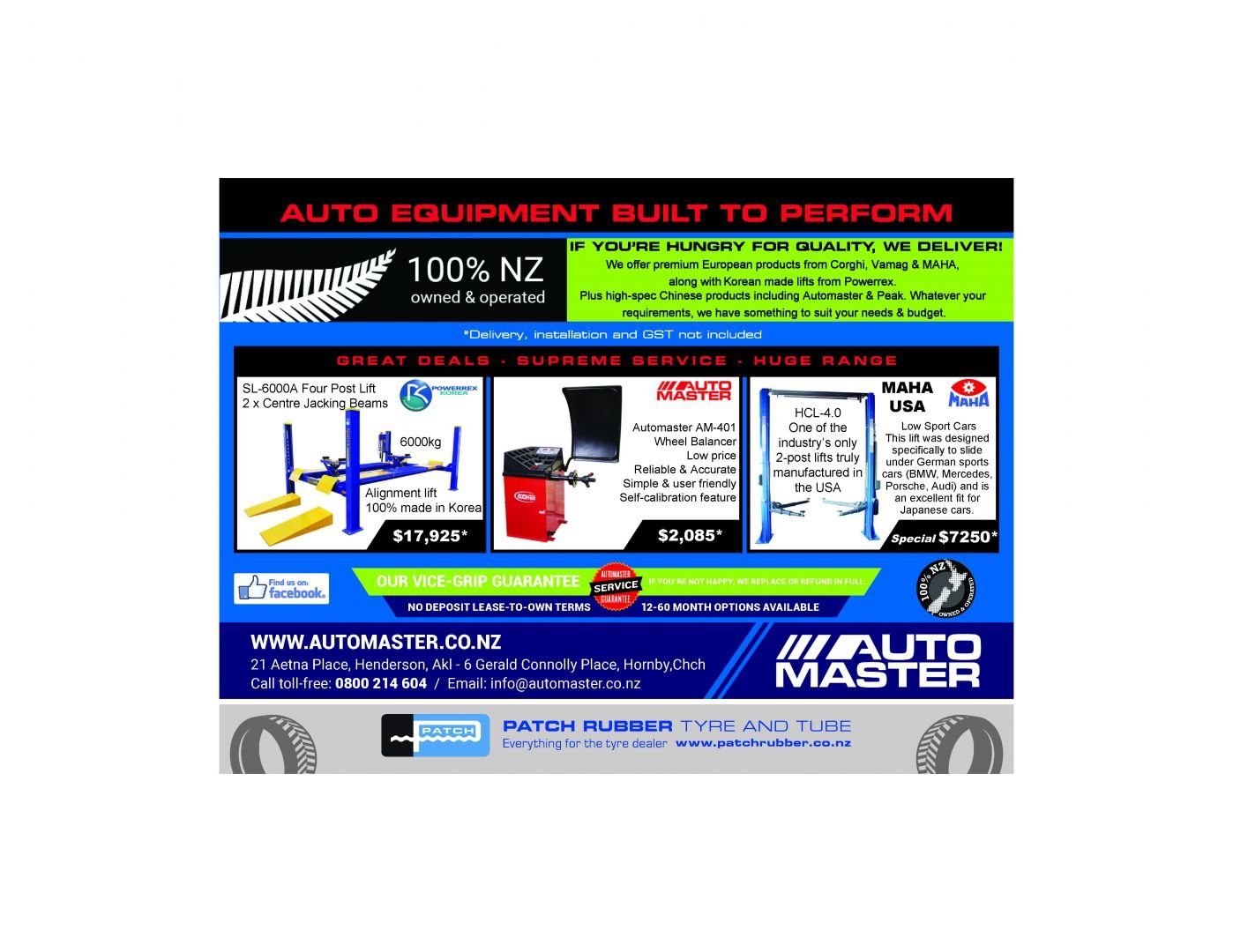 Monthly Specials :: Auto Master